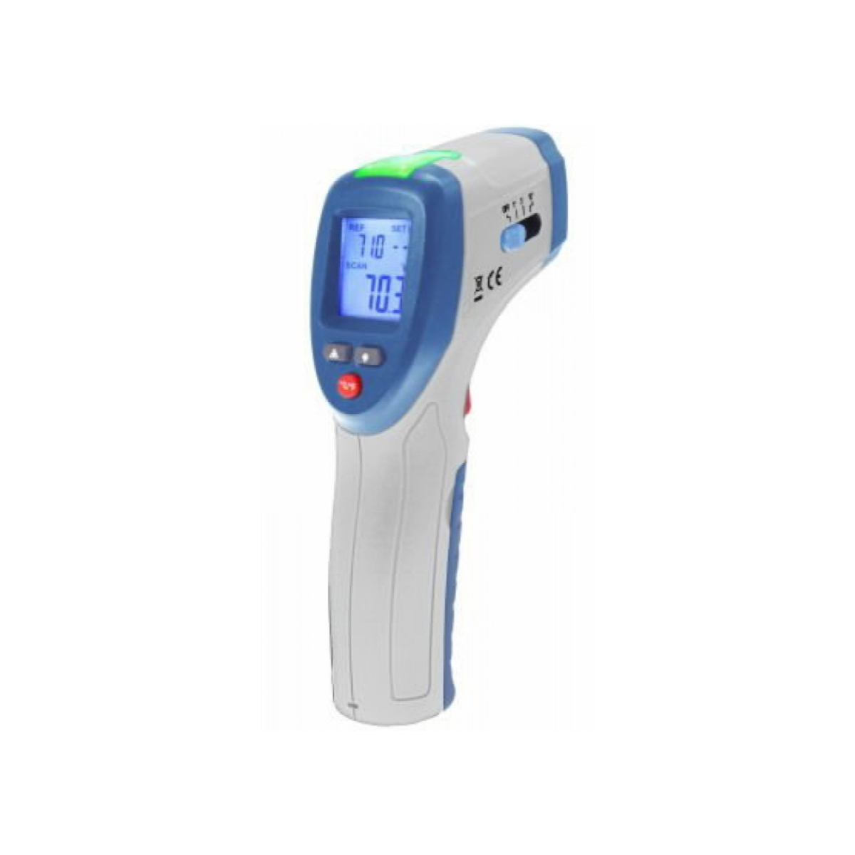 PeakTech Infrapuna termomeeter, -50...+380 C, hälbe indikaatoriga ...