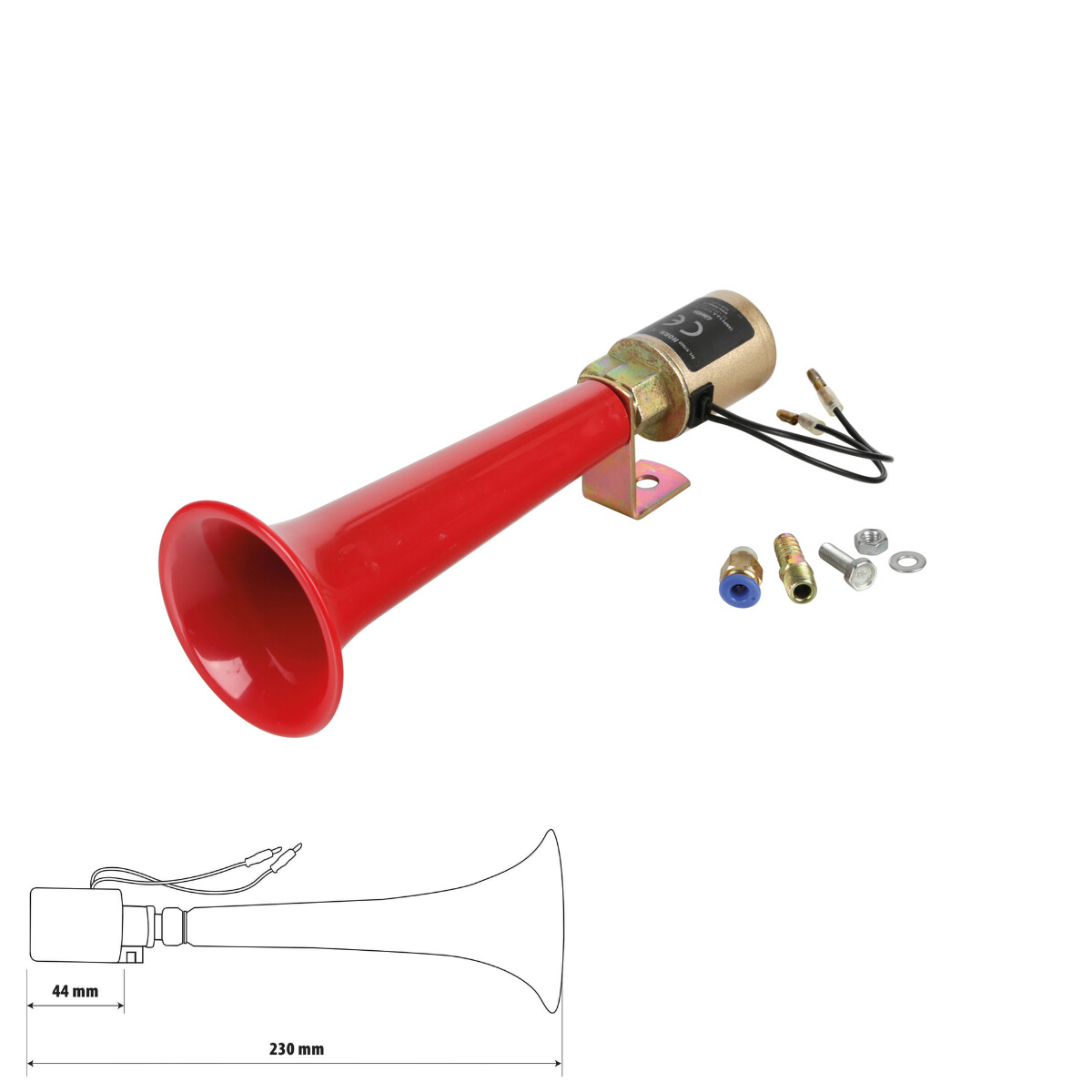 Elektropneumaatiline pasun 12V/24V,8A — Mototron OÜ - Autokaubad ja ...